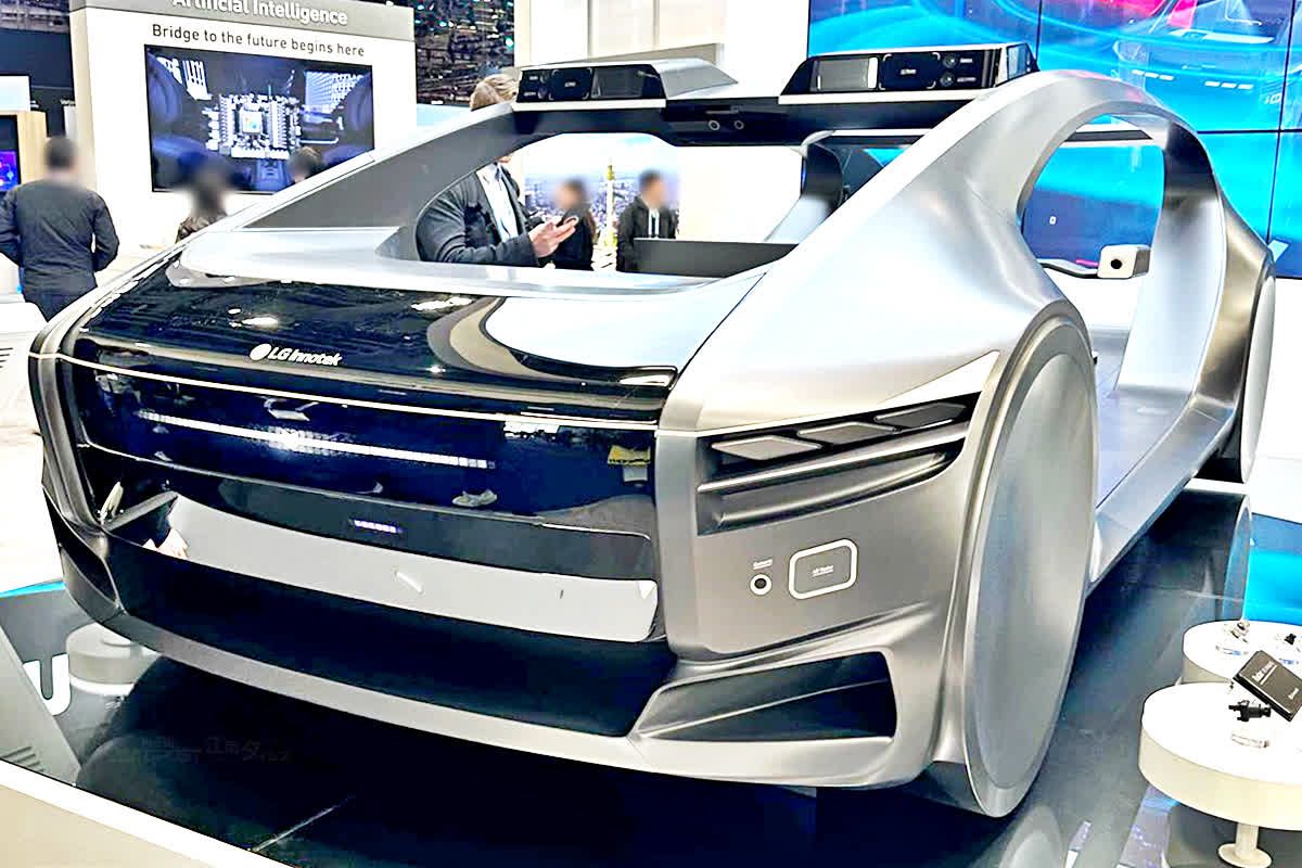 自動運転×次世代照明で魅せる未来のEV！韓国・LGイノテック、CESでADAS搭載の革新的コンセプトカーを初公開